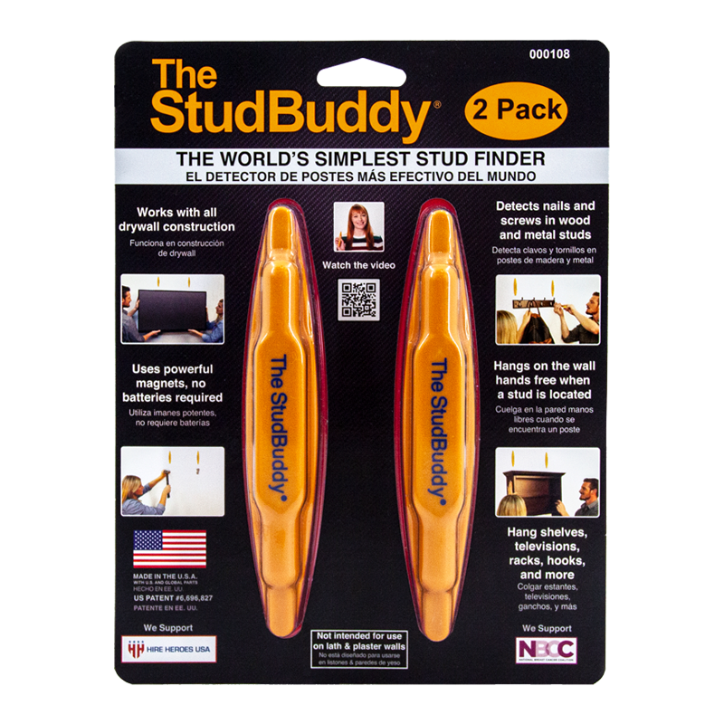 The StudBuddy® 2 Pack | The StudBuddy® | The World's Simplest Stud Finder.